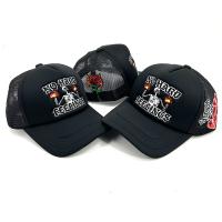China Foam 5 Panels Custom Embroidery Trucker Hats Snap Snapback Cap Breathable for sale