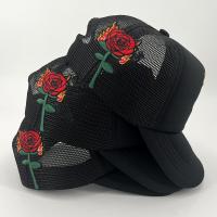 China Foam 5 Panels Custom Embroidery Trucker Hats Snap Snapback Cap Breathable for sale