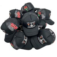 China Foam 5 Panels Custom Embroidery Trucker Hats Snap Snapback Cap Breathable for sale
