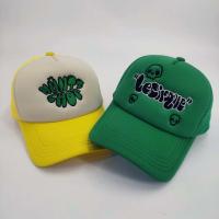 China Embroidered Mesh Foam 5 Panel Trucker Cap Skull Snapback Gorras Structured Cap for sale
