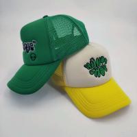 China Embroidered Mesh Foam 5 Panel Trucker Cap Skull Snapback Gorras Structured Cap for sale