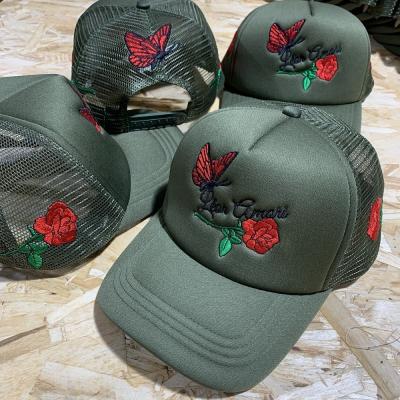 China Foam Screen Printing Custom Embroidery Trucker Hats Plain Snapback Cap for sale