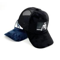 China Velvet Puffs 3D Embroidery Trucker Hats Embroidered Snapback Cap Structured Cap for sale