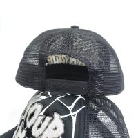 China Full Embroidery Foam Mesh 5 Panel Trucker Hat Special Cross Embroidered Hat3d Embroidered Puff for sale