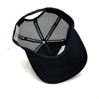 China Cotton Foam 5 Panel Trucker Hat Flat Brim Embroidered Patch Snapback Cap for sale