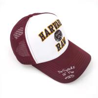 China Embroidery Mesh 5 Panel Trucker Cap Custom Printing Brim Back For Unisex for sale