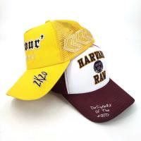 China Embroidery Mesh 5 Panel Trucker Cap Custom Printing Brim Back For Unisex for sale