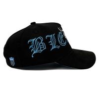 China Streetwear Dad Hats Custom Metal Tag Angel Text Cross patch Embroidery Silk Lining With Brand Tube Printed Cotton for sale