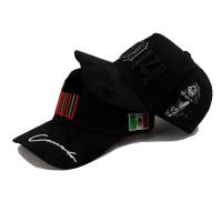 China Street Baseball Caps Suede Brim Cotton Crown Custom Embroidery 5 Panel Inside Satin Lining Woven And Metal for sale