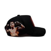 China Street Baseball Caps Suede Brim Cotton Crown Custom Embroidery 5 Panel Inside Satin Lining Woven And Metal for sale