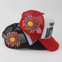 China Embroidered Print Mesh Foam Custom Embroidery Trucker Hats Truckers 5 Panel Gorros for sale