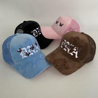 China Suede Trucker Snapback Velvet Trucker Hat Cap Breathable Structured Cap for sale