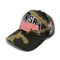 China 5 Panel Mesh Custom Logo Baseball Caps Leather Patch Silk Screen Printing Embroidery Logo Custom Camo Trucker for sale