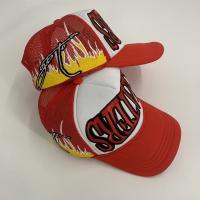China 3D Embroidery Pluff Camouflage Trucker Hat Print Sport Snapback Cap Breathable for sale