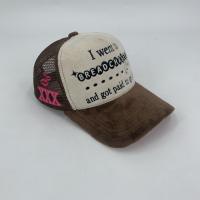 China Mesh Velvet Suede Sports Trucker Caps Custom 3D Embroidery for sale