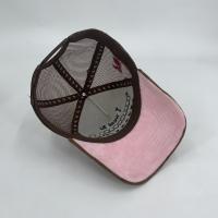 China Mesh Velvet Suede Sports Trucker Caps Custom 3D Embroidery for sale
