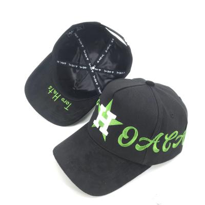 China Satin Lined Custom Baseball Caps 3D Puff Embroidery Letter Interior Designed Gorras Era San Diego Paredes Tennis for sale