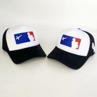 China 3D Embroidery Mesh Trucker Hats Puff Printed 58-60CM Adjustable for Unisex for sale