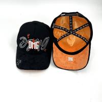 China Cotton Sport Custom Baseball Caps 3D Embroidery Logo Velvet Brim Design for sale