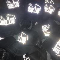 China Custom 3M Reflective Trucker Hat Luminous Logo Sublimation Transfer Printing for sale