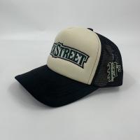 China Base Ball Foam Blank Trucker Hats 5 Panel Embroidery Polyester Rope Puff Printing for sale