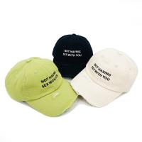 China 6 Panel Unstructured Distressed Cotton Dad Hat Vintage Embroidery Baseball Cap for sale