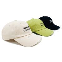 China 6 Panel Unstructured Distressed Cotton Dad Hat Vintage Embroidery Baseball Cap for sale