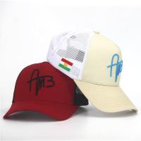 China 3D Embroidery Mesh Trucker Caps 100% Cotton Structured Customized for sale