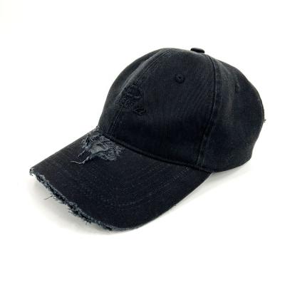 China Distressed Washed Cotton Dad Hats Adjustable for sale