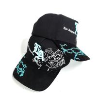 China 3D Embroider Logos Brim Baseball Caps Cotton And Suede Custom Interior Tape 5 Panels Back Tag Full Black for sale