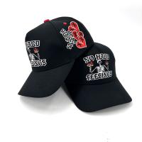 China A Frame Cotton Fabric Mens Baseball Hat 5 Panel Custom Embroidered Logo for sale