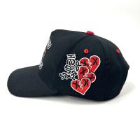 China A Frame Cotton Fabric Mens Baseball Hat 5 Panel Custom Embroidered Logo for sale