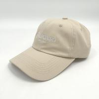 China Customized 3D Embroidered Dad Hats Cotton Unstructured Baseball Cap 6 Panel for sale