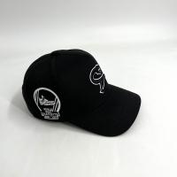 China 100% Cotton 5 Baseball Caps Panel Structured Suede Brim Custom Embroidery Logo for sale