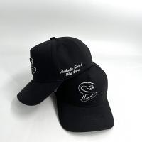 China 100% Cotton 5 Baseball Caps Panel Structured Suede Brim Custom Embroidery Logo for sale