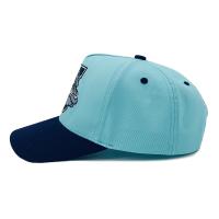 China Custom Ball Caps 100% Cotton Unisex Embroidery Logo 5 Panel Structured Two tone Snapback A Frame Sport for sale