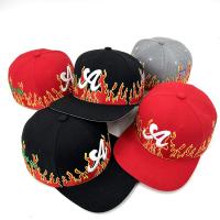 China Flat Brim 3D Embroidery Snapback Hats Custom Logo Sports Men Women Adjustable Baseball Cap for sale