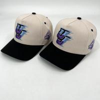 China Personalized Baseball Caps Custom 5 Panel Cotton With 3D Embroidery Snap Back for sale