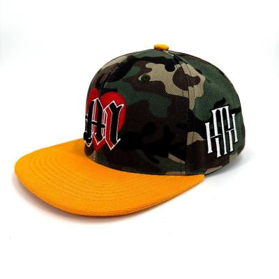 China Embroidered Snapback Hat 3D Custom Logo Men Women Sports Baseball Flat Brim Adjustable Cap for sale