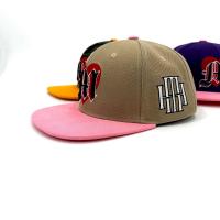 China Embroidered Snapback Hat 3D Custom Logo Men Women Sports Baseball Flat Brim Adjustable Cap for sale