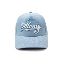 China Custom 3D Embroidery Logo Baseball Caps Suede 6 Panel A Frame Outdoor Gamuza Snapback Sports Curved Brim for sale
