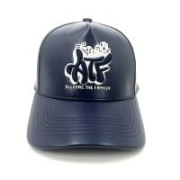 China Outdoor Baseball Hat Customized 5 Panel Structured Leather Sport Style 3D Embroidery for sale