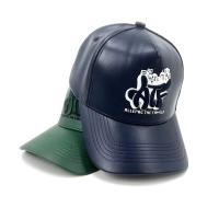 China Outdoor Baseball Hat Customized 5 Panel Structured Leather Sport Style 3D Embroidery for sale