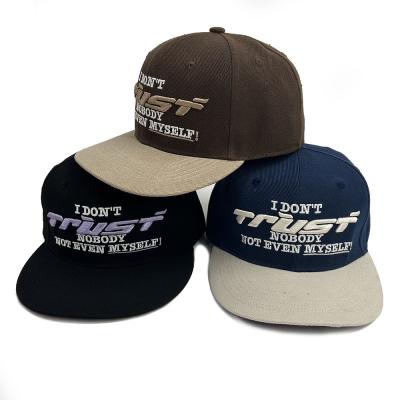 China New Design 6 Panel Fitted Snapback Hat Baseball Cap 3D Embroidery Logo Sports Flex Adjustable for sale