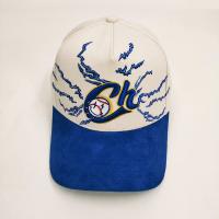 China Team Baseball Cap 5 panel Mid Profile Viewer In Suede Interior Stitch Cotton Snapback Silk Fabric Covers Embroidery for sale