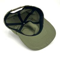 China Low Profile Embroidered Snapback Caps Unstructured Pre Curved Brim Vintage 5 Panel Sports for sale