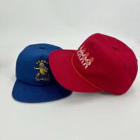 China Embroidery Cotton 5 Panel Snapback Caps Custom Logo Flat Bill Unstructured Adjustable for sale
