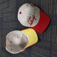 China Men Baseball Cap Classic Striped Pattern Old American Style Hiphop Snapback Sport Customize Embroider for sale