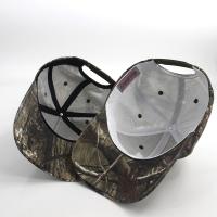 China Custom Embroidered Tree Digital Baseball Caps Print Cotton polyester 5 Panel Sport Camouflage Camo Fishing for sale