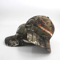 China Custom Embroidered Tree Digital Baseball Caps Print Cotton polyester 5 Panel Sport Camouflage Camo Fishing for sale